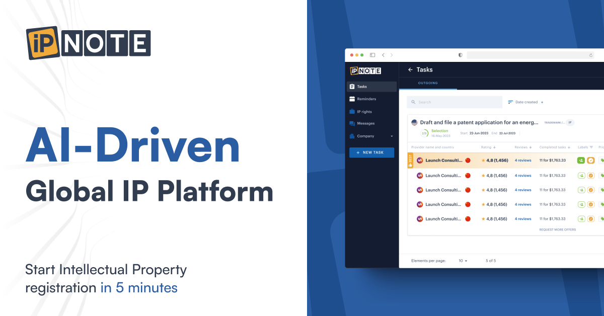 iPNOTE: AI-Powered Revolution – IP Made 5x Cheaper & Easier